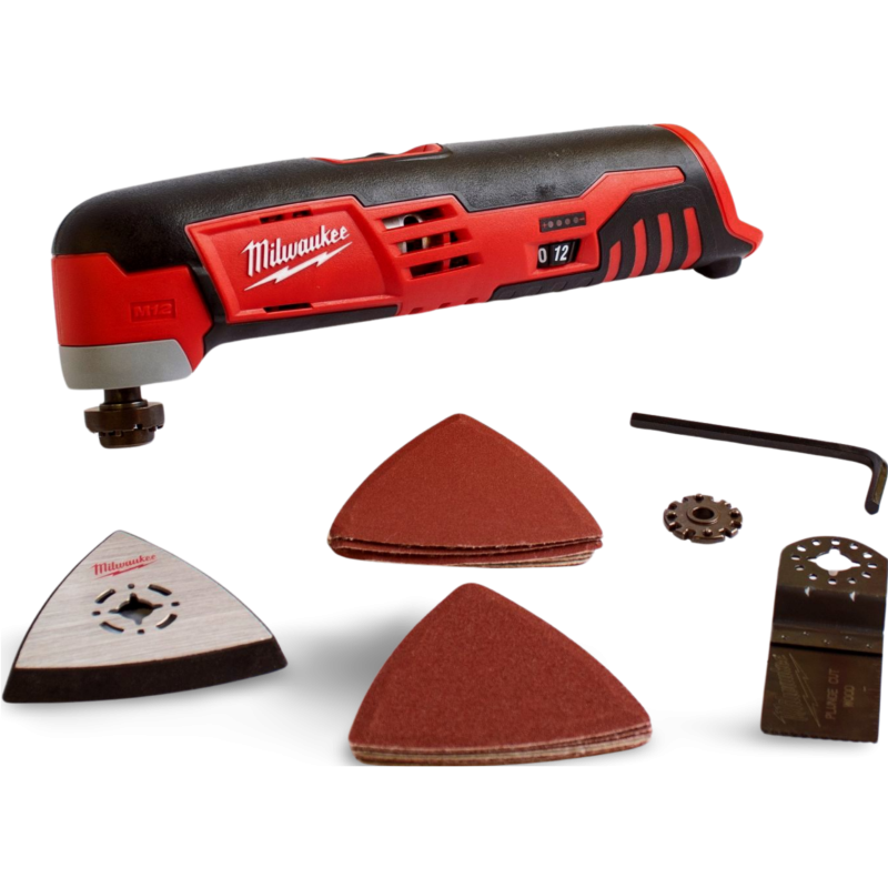 Akumuliatorinių įrankių Milwaukee rinkinys, 8 įrankiai, M12 BPP7A-204B ...