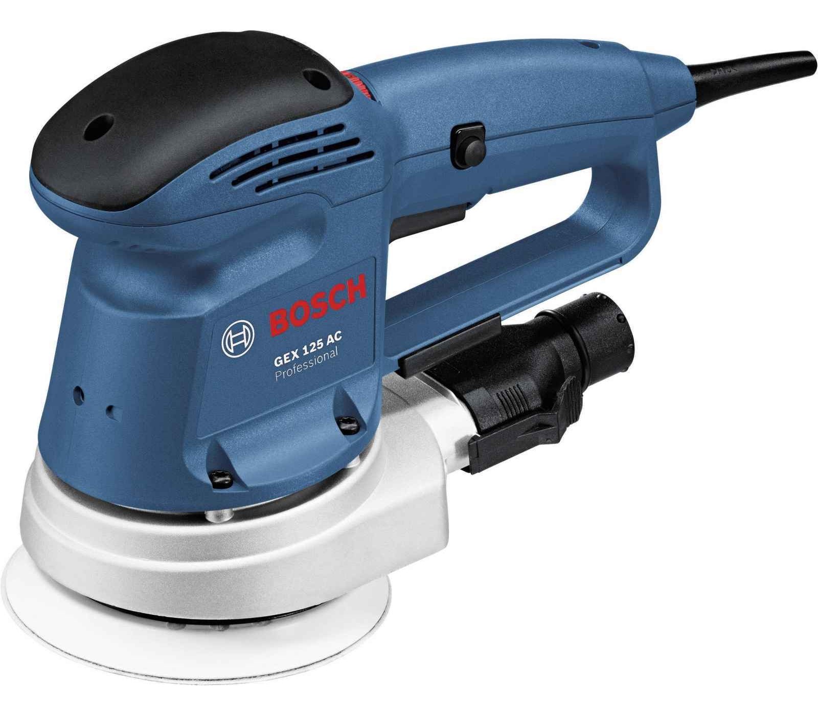 Elektrinis ekscentrinis šlifuoklis Bosch GEX 125 AC, 125 mm, 340 W